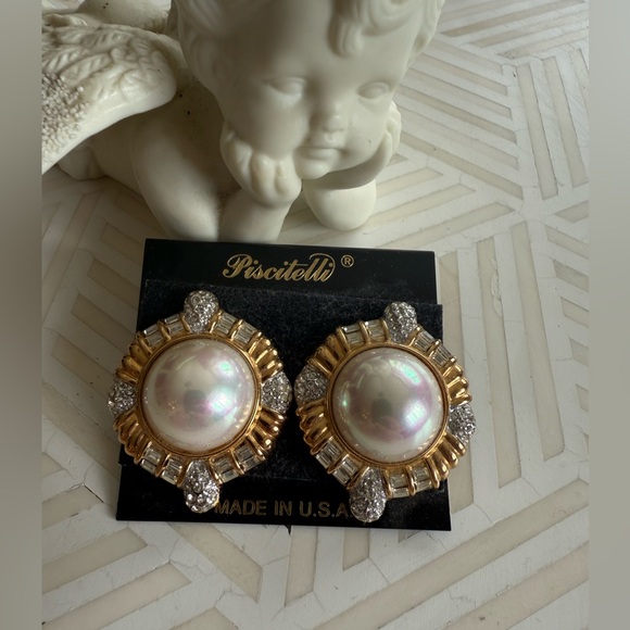 Piscitelli | Jewelry | Vintage Piscitelli Huge Clip On Earring | Poshmark
